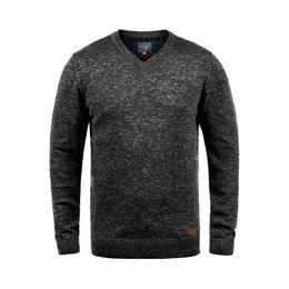 Strickfleece-Pullover Blend "Strickpullover BHDansel", Herren, Gr. XL, schwarz, Obermaterial: 50% Baumwolle CO. 50% Polyacryl PAN., Pullover Strickfleece-Pullover