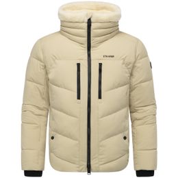 Steppjacke STONE HARBOUR "Steppjacke Ansello XX", Damen, Gr. L, beige (sand), Obermaterial: 100% Polyester PES. Obermaterial: Futter: 100% Polyester PES. 100% Polyester PES., Jacken Steppjacke