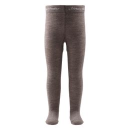 Strumpfhose Sterntaler "Strumpfhose Wolle", Jungen, Gr. 104, braun (braun meliert), Obermaterial: 87% Wolle WO. 10% Polyamid PA. 3% Elasthan EL., Strumpfhosen Strumpfhose