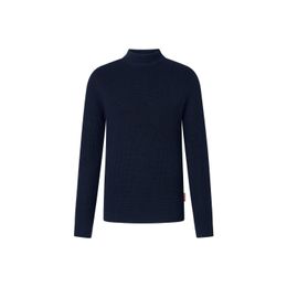 JOOP! Sweater JOOP JEANS "Strickpullover 15 JJK-20Orlinor 10018459", Herren, Gr. XXL, blau (dunkelblau), Obermaterial: 50% Wolle mw. 50% Baumwolle CO., Sweatshirts Sweater