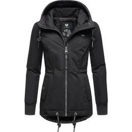 Winterjacke Ragwear "Winterjacke YM-Danka", Damen, Gr. M, schwarz (schwarz22), Obermaterial: 100% Polyester PES. Obermaterial: Futter: 100% Polyester PES. 100% Polyester PES., Jacken Winterjacke