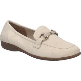 Ballerina Josef Seibel "Fenja 34, beige", Damen, Gr. 42, beige, Obermaterial: 100% Rindsleder Leather cow., Schuhe Ballerina