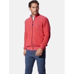 Strickjacke Babista "Strickjacke DALAR", Herren, Gr. XL, rot (hellrot), Obermaterial: 100% Baumwolle CO., unifarben, Strickjacken Strickjacke