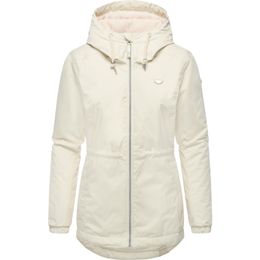 Winterjacke Ragwear "Winterjacke Dankka Warm", Damen, Gr. XL, beige (ecru25), Obermaterial: 100% Polyester PES. Obermaterial: Futter: 100% Polyester PES. 100% Polyester PES., Jacken Winterjacke