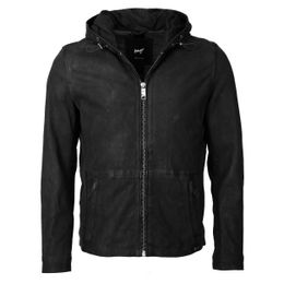 Lederjacke Maze "Lederjacke Baton", Damen, Gr. XXL, schwarz, Obermaterial: 100% Lammleder LEL. Futter: 100% Baumwolle CO., Jacken Lederjacke