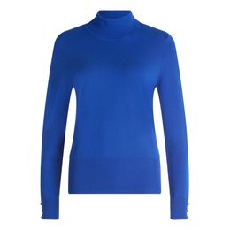 Rollkragenpullover Betty Barclay "Rollkragenpullover langarm", Damen, Gr. 40, blau (adria), Obermaterial: 80% Viskose CV. 20% Polyamid PA., Pullover Rollkragenpullover