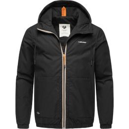 Outdoorjacke Ragwear "Outdoorjacke Windeyer", Herren, Gr. S, schwarz, Obermaterial: 65% Polyester PES. 35% Baumwolle CO. Obermaterial: Futter: 100% Polyester PES. 100% Polyester PES., Jacken Outdoorjacke
