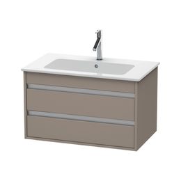 Duravit Waschtischunterschrank Ketho 80x47,5cm, bas. ma, 2 Schubk., wandh&auml;ngend (KT642904343)