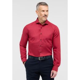 Langarmhemd Eterna "SLIM FIT", Damen, Gr. 44, Normalgr&ouml;&szlig;en, rot, 100% Baumwolle, schmal, Manschette, Hemden Langarmhemd, NON IRON (b&uuml;gelfrei)