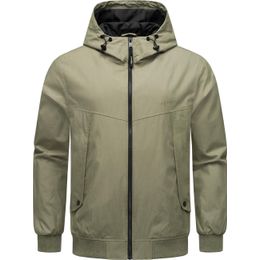 Outdoorjacke Ragwear "Outdoorjacke Tyller", Herren, Gr. 3XL, gr&uuml;n (schwarz olive), Obermaterial: 74% Baumwolle CO. 26% Nylon NY. Obermaterial: Futter: 100% Polyester PES., Jacken Outdoorjacke