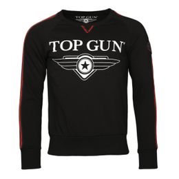 Sweatshirt Top Gun "Sweatshirt Streak TG20191013", Herren, Gr. M, schwarz, Obermaterial: 100% Baumwolle CO., Sweatshirts Sweatshirt
