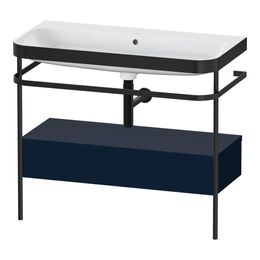 Duravit M&ouml;belwaschtisch-Kombi Happy D.2 Plus 97,5x49cm, o HL, bl m, m Konso, 1 Lad (HP4743N9898)