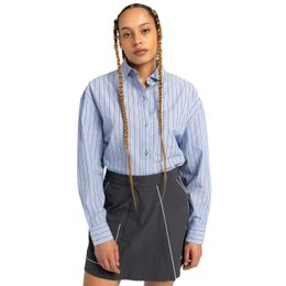 Langarmshirt Element "Napkins", Damen, Gr. M, blau (stripe blau, pomegranate), Obermaterial: 100% Walkfrottier;, Shirts Langarmshirt
