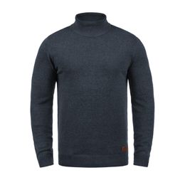 Rollkragenpullover Blend "Rollkragenpullover BHLatif", Herren, Gr. XL, blau (navy), Obermaterial: 50% Baumwolle CO. 50% Polyacryl PAN., Pullover Rollkragenpullover