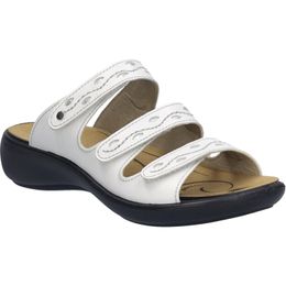 Sandale Josef Seibel "Ibiza 66, weiss", Damen, Gr. 41, wei&szlig;, Obermaterial: 100% Rindsleder Leather cow., Schuhe Sandale