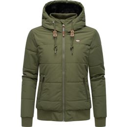 Steppjacke Ragwear "Winterjacke Nuggys Solid", Damen, Gr. L, gr&uuml;n (olive24), Obermaterial: 100% Polyester PES. Obermaterial: Futter: 100% Polyester PES. 100% Polyester PES., Jacken Steppjacke