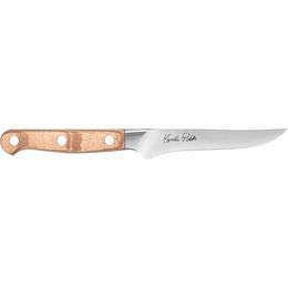 Steakmesser Zwilling "Pro Cornelia Poletto", silberfarben, steineiche, 1 Stk., Essmesser, Steakmesser, Sonderschmelze, Geschmiedet, Rostfrei, Ergonomischer Griff