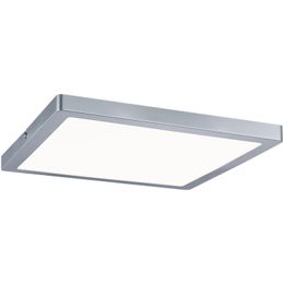 Paulmann LED Panel "Atria eckig 300x300mm 16,5W 4.000K Chrom matt", grau (chromfarben), 1, H: 2cm, 1 Stk., Leuchten, Atria eckig 300x300mm 16,5W 4.000K Chrom matt, LED Panel