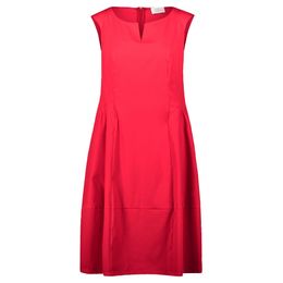 Sommerkleid Vera Mont "Sommerkleid tailliert", Damen, Gr. 40, EURO, rot (rot rose), 75% Baumwolle CO. 22% Polyamid PA. 3% Elasthan EL., Kleider Sommerkleid