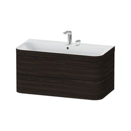 Duravit M&ouml;belwaschtisch-Unterschrank Happy D.2 Plus 97,5x49cm, 2 HL, Nussb geb., 2 Schubk. (HP4638E6969)