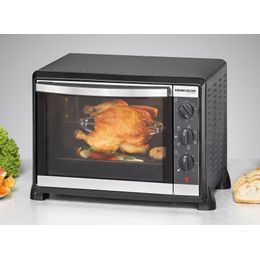 Rommelsbacher Minibackofen "BG 1550 Back/Grill-Ofen", schwarz, B:48,5cm H:34cm T:38cm, Miniback&ouml;fen, Minibackofen