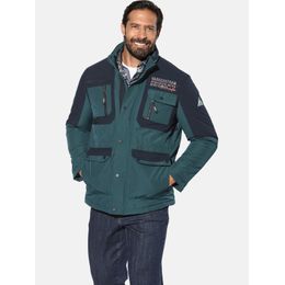 Outdoorjacke Jan Vanderstorm "Outdoorjacke FINNDAL", Herren, Gr. 66, blau (petrol), Obermaterial: 100% Polyester COOLMAX PES(Coolmax)., Jacken Outdoorjacke