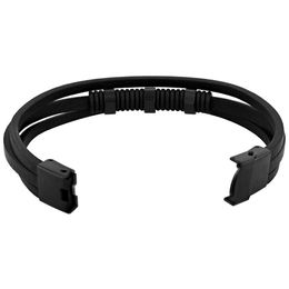 Adelia&acute;s Armband ADELIA&acute;S "Herren Armband aus Leder 22,5 cm" Gr. 22, schwarz, Armb&auml;nder, Herren, Blacklist, Armband