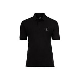 Poloshirt Armani Exchange "Poloshirt", Herren, Gr. M, schwarz, Obermaterial: 100% Baumwolle CO., Shirts Poloshirt