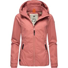 Outdoorjacke Ragwear "&Uuml;bergangsjacke Dizzie", Damen, Gr. XS, rosa (old pink24), Obermaterial: 100% Polyester PES. Obermaterial: Futter: 100% Polyester PES. 100% Polyester PES., Jacken Outdoorjacke