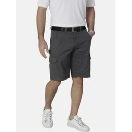 Bermudas Babista "Bermuda ZANMO", Herren, Gr. 54, N-Gr, grau (dunkelgrau), Obermaterial: 100% Baumwolle CO., regular fit, Hosen Bermudas