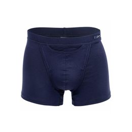 Boxershorts HOM "Boxershort Tencel Soft Comfort Boxer Brief 1er Pack", Herren, Gr. XXL, blau (dunkelblau), Obermaterial: 97% Lyocell CLY. 3% Elasthan EL., Unterhosen Boxershorts