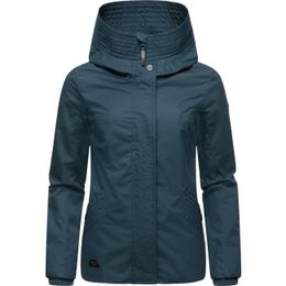 Outdoorjacke Ragwear "Outdoorjacke Vannesa", Damen, Gr. S, blau (petrol), Obermaterial: 100% Polyester PES. Obermaterial: Futter: 100% Polyester PES., Jacken Outdoorjacke