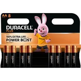 Duracell&reg; Batterie Plus Power, Mignon AA, 1,5 V, 8 St&uuml;ck