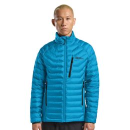 Funktionsjacke Jack Wolfskin "ROUTEBURN PRO INS JKT M", Herren, Gr. L (52), blau (aurorablau), Obermaterial: 100% Polyester. Futter: 100% Polyester. F&uuml;llung: 100% Polyester, Jacken Funktionsjacke