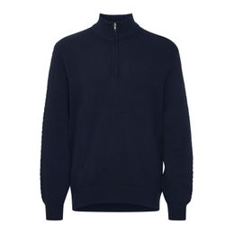 !Solid Troyer SOLID "Troyer SDClive", Herren, Gr. M, blau (insignia blau), Obermaterial: 100% Baumwolle CO., Pullover Troyer
