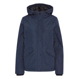 Outdoorjacke oxmo "Outdoorjacke OXTAMILIA", Damen, Gr. L, blau (marineblaus), Obermaterial: 100% Polyester PES., regular fit kurz, Jacken Outdoorjacke