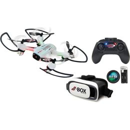 RC-Quadrocopter Jamara "Angle 120 VR Wide Angle Drone Altitude HD FPV Wifi", wei&szlig;, Fernlenkfahrzeuge, KinderB:17,5cm H:4cm T:17,5cm, RC-Quadrocopter, mit LED-Licht, B:17,5cm H:4cm T:17,5cm
