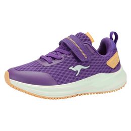 Sneaker Kangaroos "K-RDK FAM EV", M&auml;dchen, Gr. 29, amethyst, peach fuzz, Mesh, Synthetik, Schuhe Sneaker