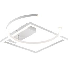 REALITY LEUCHTEN LED Deckenleuchte "PIVOT", wei&szlig;, 1, H: 7,7cm, 1 Stk., Leuchten, &uuml;ber Wandschalter dimmbar, zur Wand-und Deckenmontage geeignet, LED Deckenleuchte