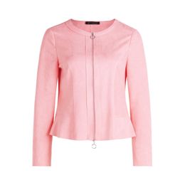 Jackenblazer Betty Barclay "Blazer-Jacke mit Rei&szlig;verschluss", Damen, Gr. 40, pink (flamingo pink), Obermaterial: 92% Polyester PES. 8% Elasthan EL., Blazer Jackenblazer