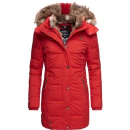 Wintermantel Marikoo "Wintermantel Lieblings Jacke", Damen, Gr. S, rot, Obermaterial: 100% Polyester PES. Obermaterial: Futter: 100% Polyester PES. 100% Polyester PES., M&auml;ntel Wintermantel