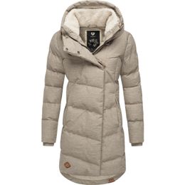 Wintermantel Ragwear "Wintermantel Pavla", Damen, Gr. M, grau (taupe24), Obermaterial: 100% Polyester PES. Obermaterial: Futter: 100% Polyester PES. 100% Polyester PES., M&auml;ntel Wintermantel