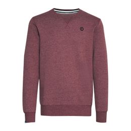 !Solid Longpullover SOLID "Sweatshirt SDBenn", Herren, Gr. S, rot (wine r mel), Obermaterial: 50% Baumwolle CO. 50% Polyester PES., Sweatshirts Longpullover