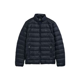 Steppjacke Gant "Steppjacke LIGHT DOWN JACKET", Herren, Gr. 3XL, blau, Obermaterial: 100% Polyester PES. Futter: 100% Polyester PES. 90% Daunen DOWN. 10% Federn FEATHER., Jacken Steppjacke