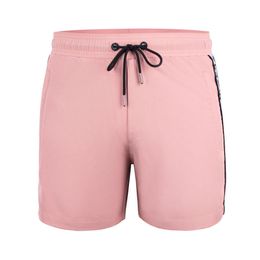 Badeshorts YEAZ "Badeshorts SEABEAT", Herren, Gr. M, US, pink, Obermaterial: 92% Polyester PES. 8% Elasthan EL., Badehosen Badeshorts