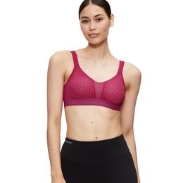B&uuml;gel-BH triaction by Triumph "Triaction Energy Lite N EX", Damen, Gr. 70, Cup E, cerise, Single Jersey, Obermaterial: 45% Polyamid, 41% Polyester, 14% Elasthan, BHs B&uuml;gel-BH, atmungsaktiv und extremer Halt