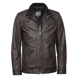 Lederjacke JCC "Lederjacke 31023632", Damen, Gr. 48, braun, Obermaterial: 100% Schafsleder sheepskin. Futter: 100% Polyester PES., Jacken Lederjacke