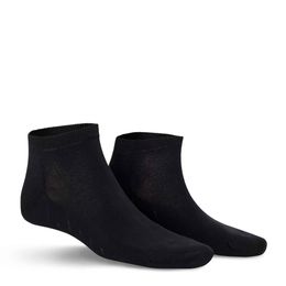 Sneakersocken Kunert "Sneaker Fresh Up", Herren, Gr. 39-42, schwarz (schwarz 0070), Obermaterial: 62% Baumwolle CO. 36% Polyamid PA. 2% Elasthan EL., Socken Sneakersocken