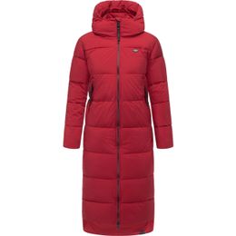 Wintermantel Ragwear "Wintermantel Patrise", Damen, Gr. XL, rot (dunkelrot25), Obermaterial: 100% Polyester PES. Obermaterial: Futter: 100% Polyester PES. 100% Polyester PES., M&auml;ntel Wintermantel