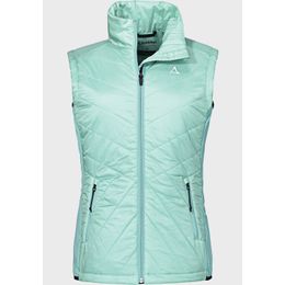 Sch&ouml;ffel Funktionsweste SCH&Ouml;FFEL "Hybrid Vest Stams L", Damen, Gr. 44, blau (7130, blau), Oberstoff : 100% Nylon Oberstoff Seitenteile: 94% Polyester 6% Elasthan Wattierung :, ohne Ausschnitt, Westen Funktionsweste